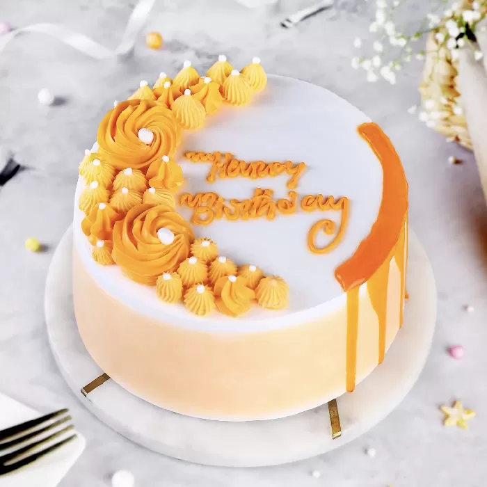 Butterscotch Half Kg Cake